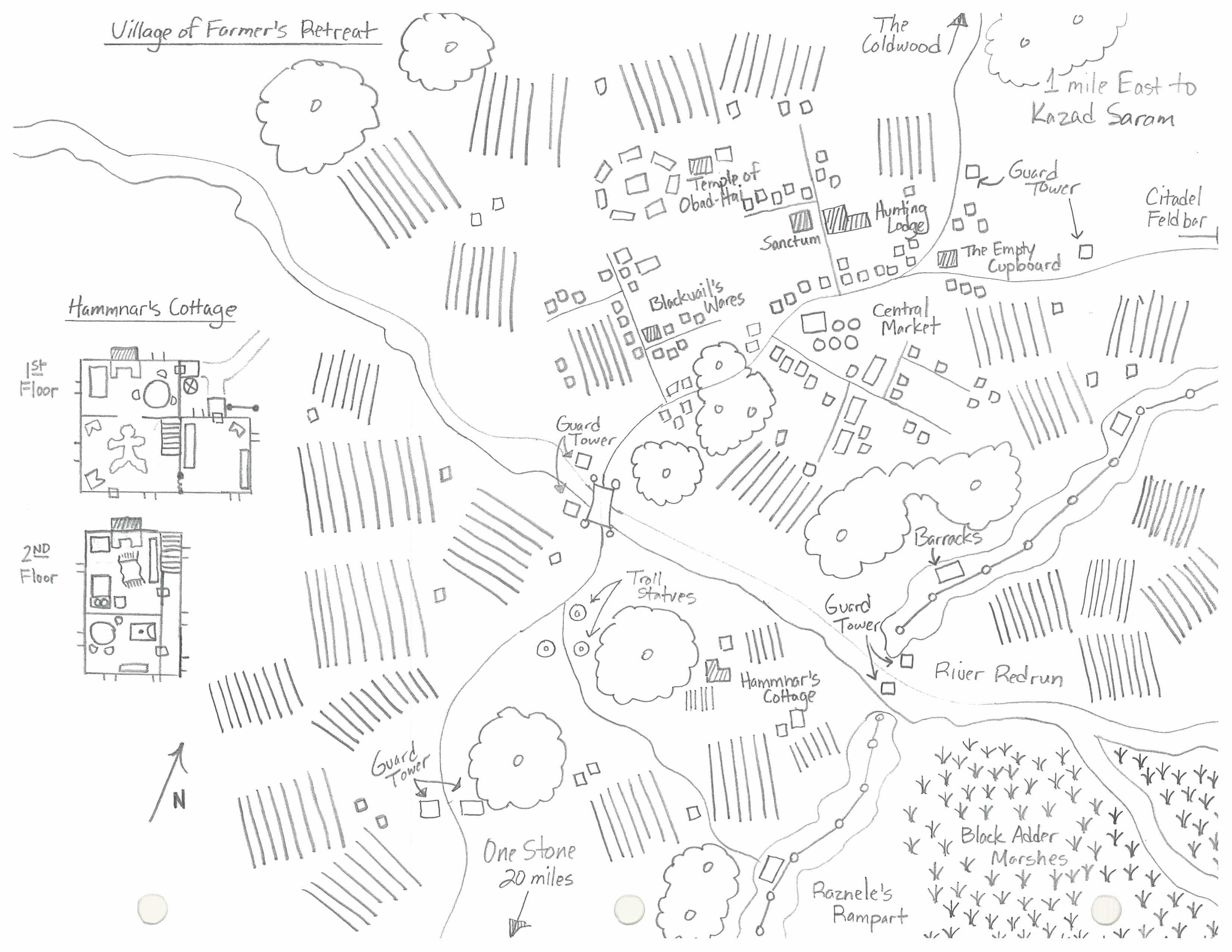 Map-A-Week: The Village of Farmer’s Retreat & Hammnar’s Cottage – The ...