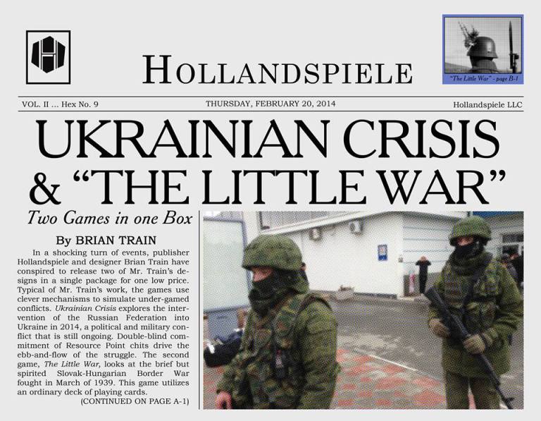 Interview with Brian Train Designer of The Little War & Ukrainian ...