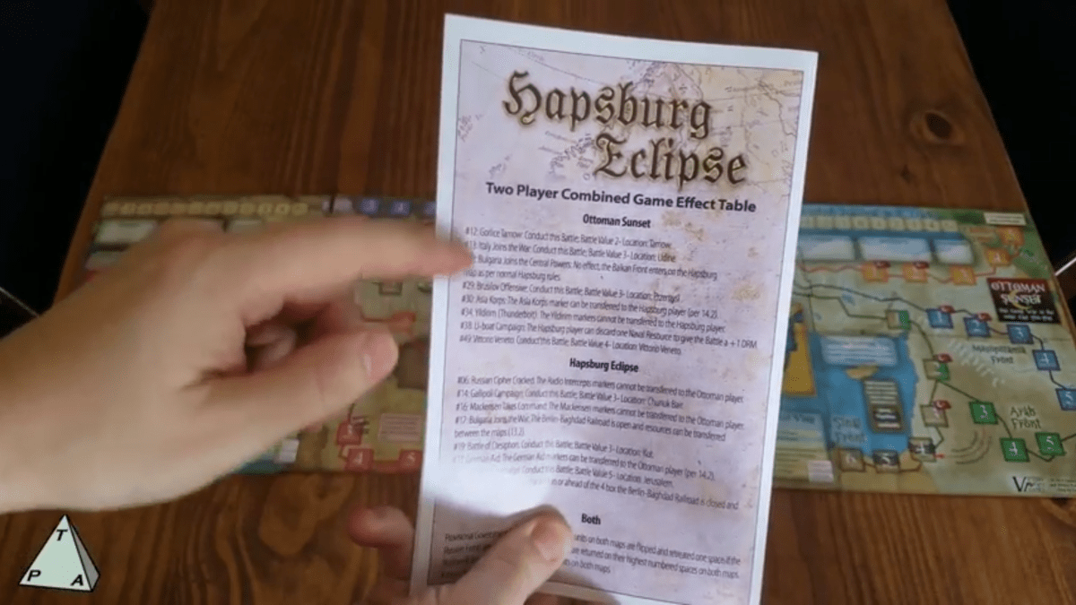 Unboxing Hapsburg Eclipse from Victory Point Games – The Players' Aid