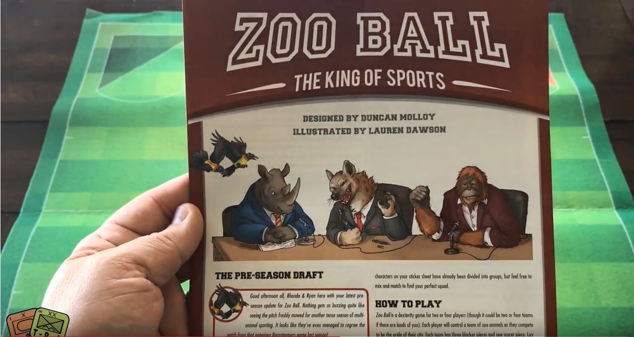 Unboxing Zoo Ball from Osprey Games – The Players' Aid