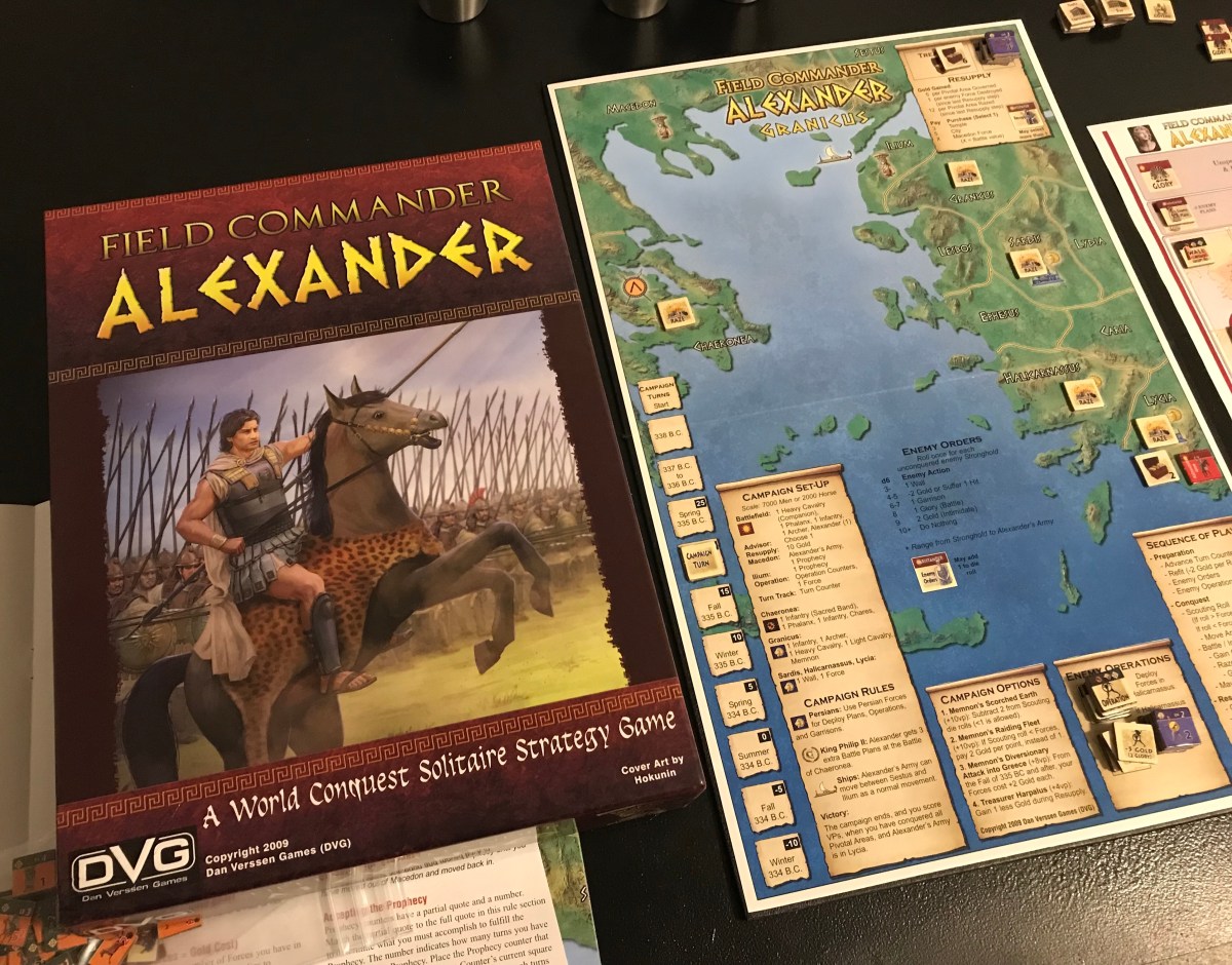 Field Commander: Alexander from Dan Verssen Games (DVG) – Action Point ...