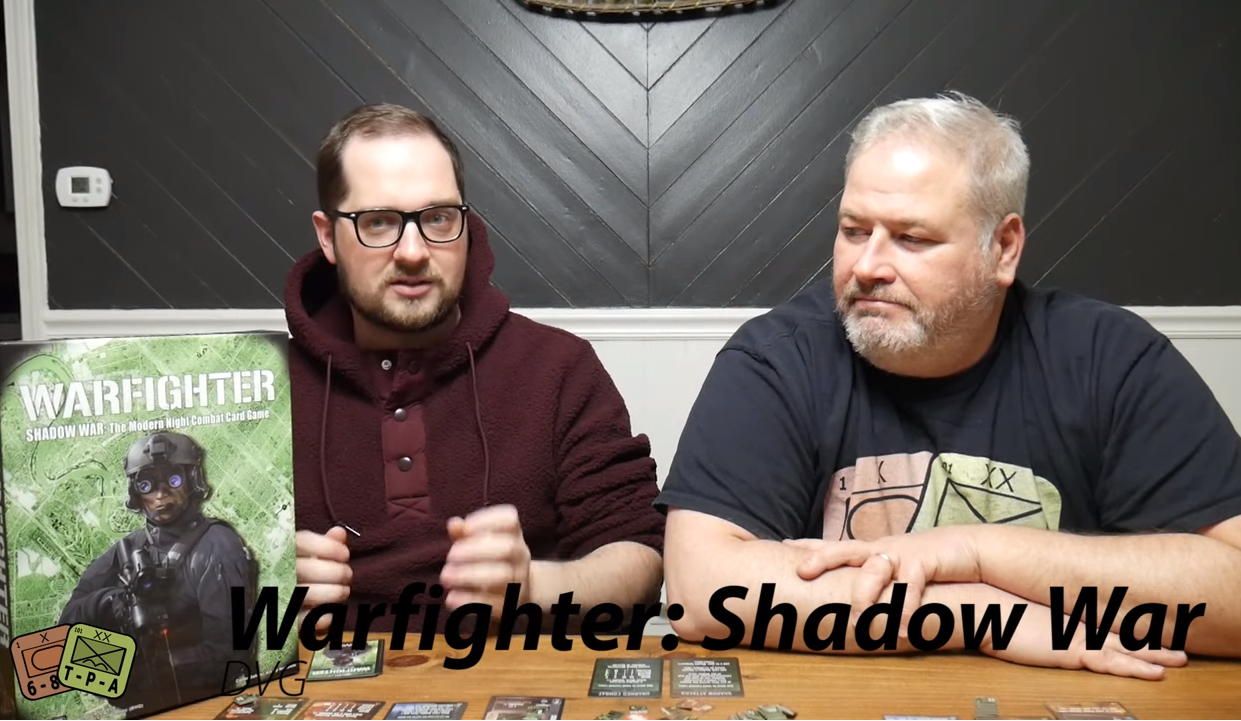 Video Review: Warfighter Shadow War: The Modern Night Combat Card Game ...