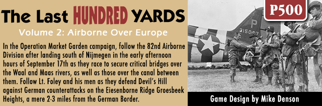 Interview with Mike Denson Designer of The Last Hundred Yards Volume 2 ...