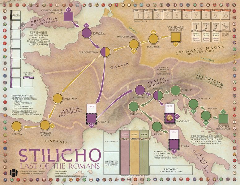 Stilicho: Last of the Romans from Hollandspiele – Action Point 1 – The ...