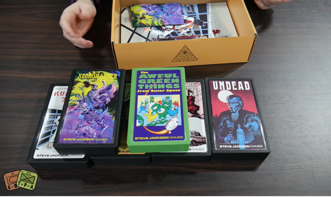 Unboxing Video: Classic Pocket Box Games Bundle from Steve Jackson ...