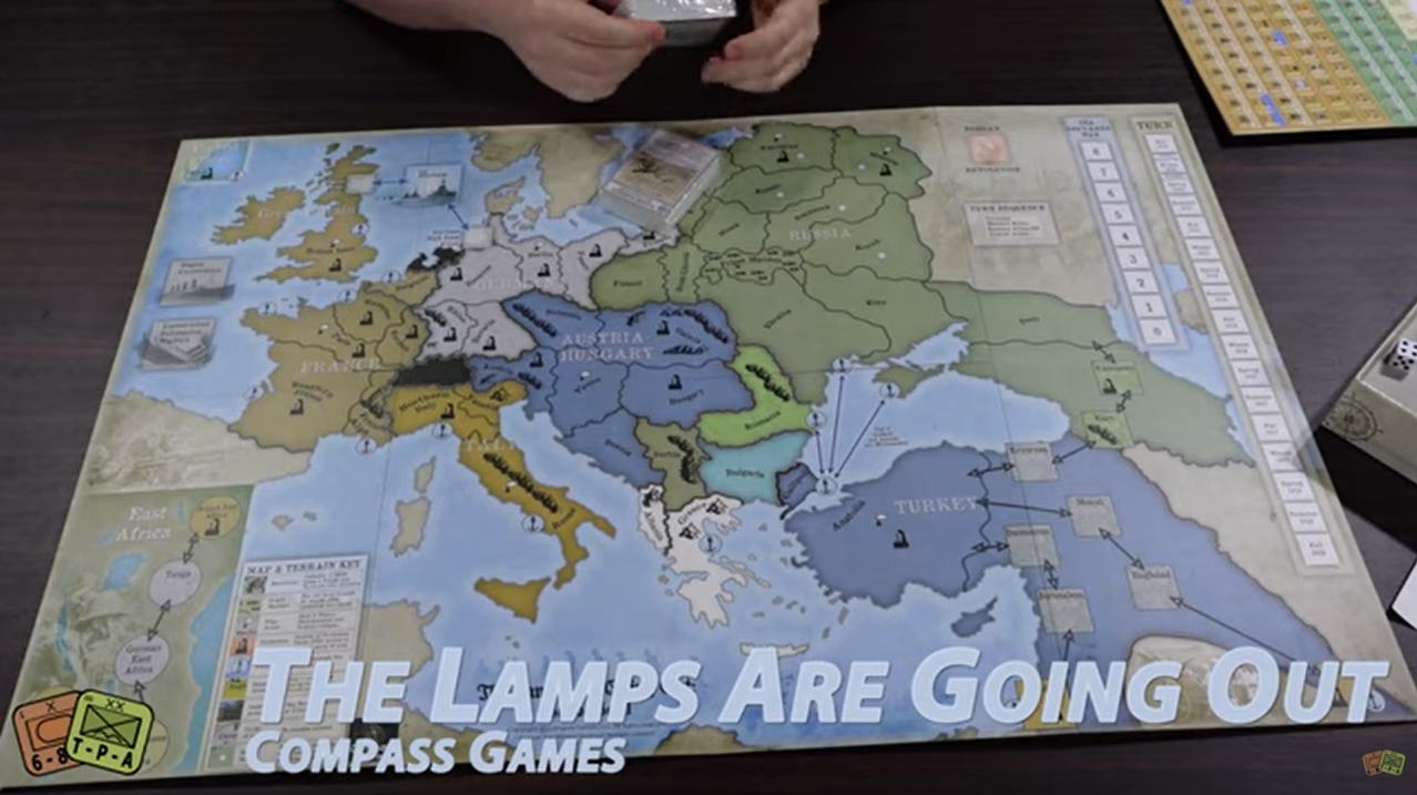 Unboxing Video: The Lamps are Going Out 2nd Edition from Compass Games ...
