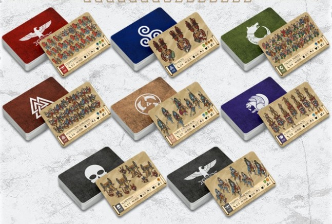 Onus Traianus Faction Cards – The Players' Aid