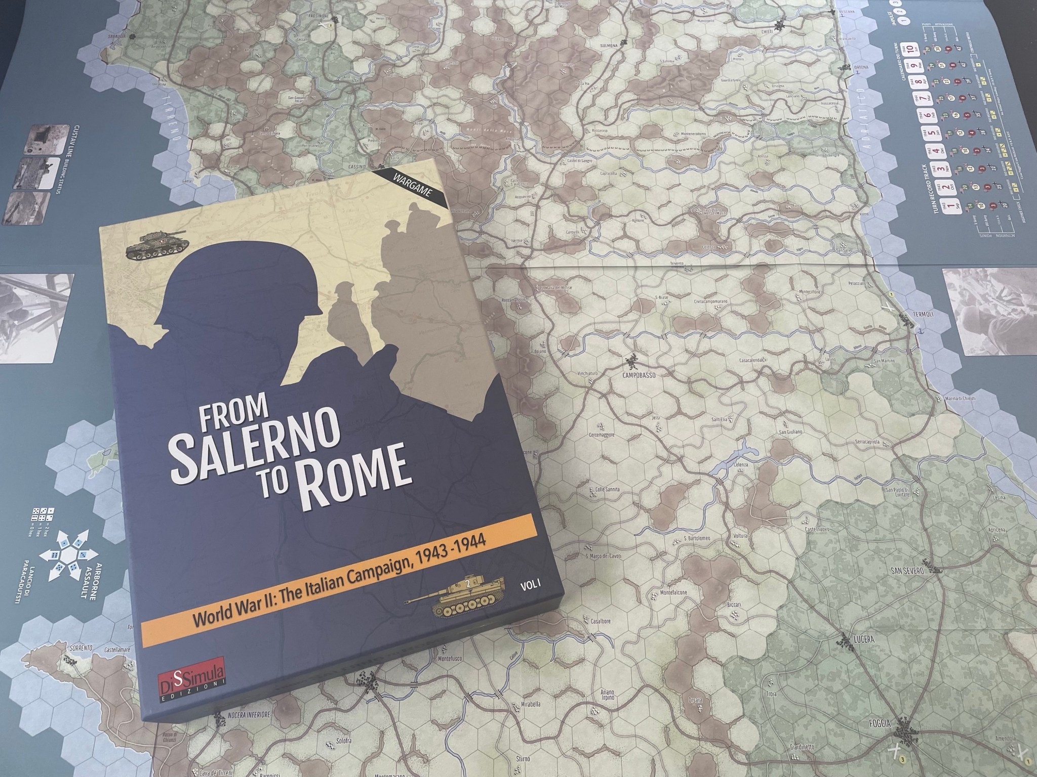 The Beautiful Boards of Wargaming! – From Salerno to Rome: World War II ...