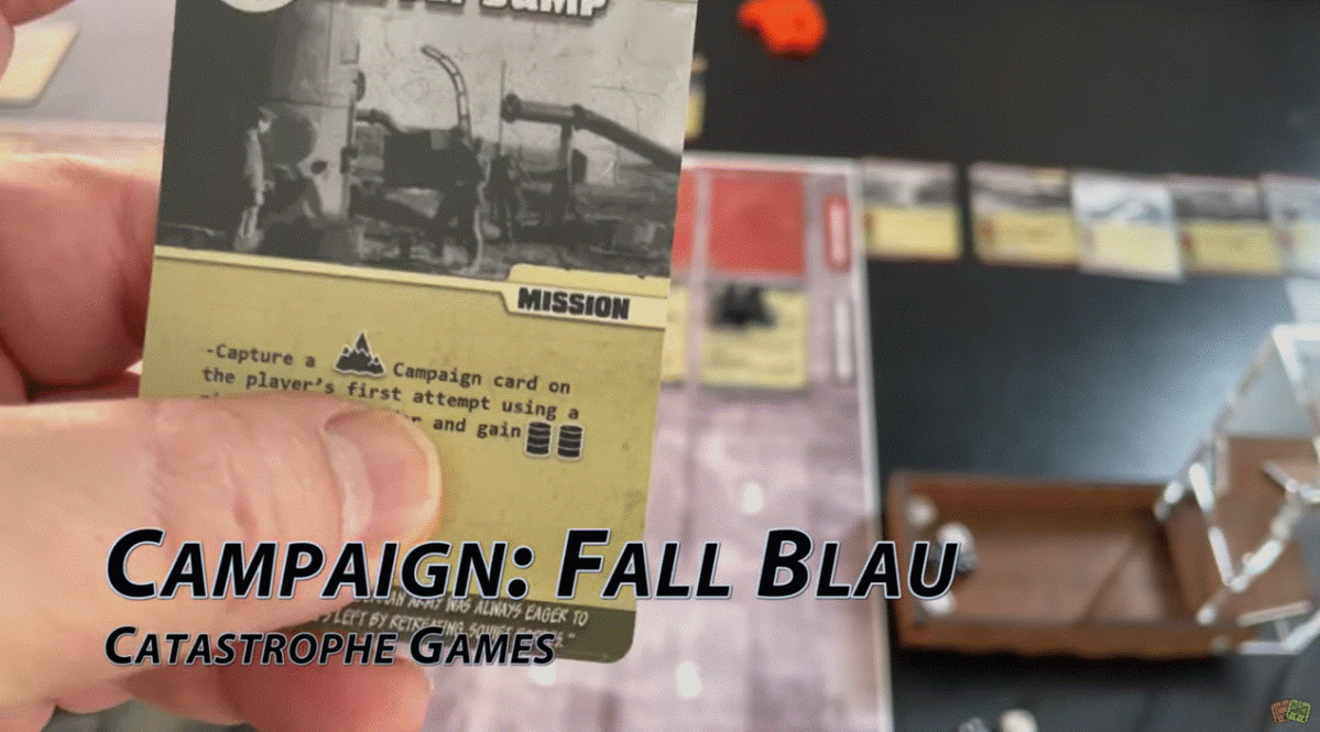 Preview Video: Campaign: Fall Blau from Catastrophe Games Currently on Kickstarter – The Players ...