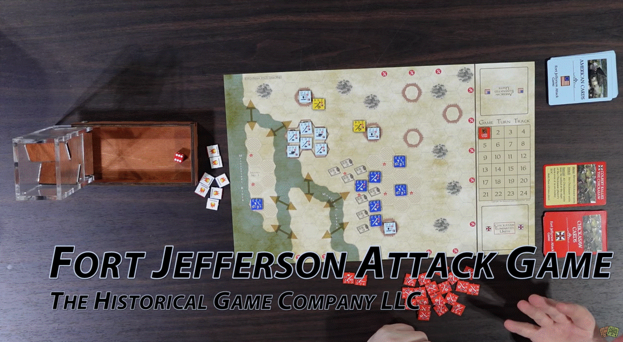 Playthrough Video: Fort Jefferson Attack Game from The Historical Game ...