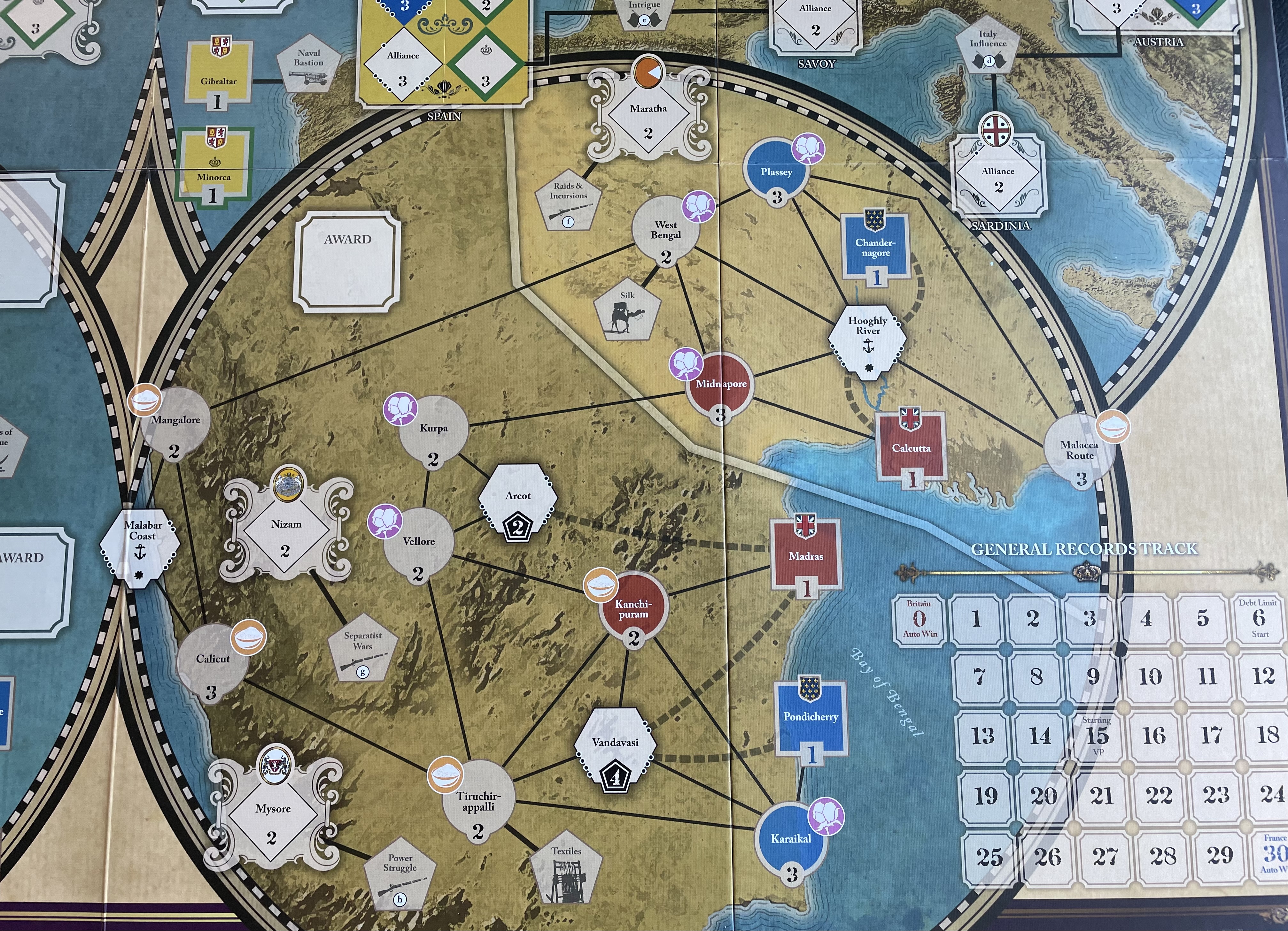The Beautiful Boards of Wargaming! – Imperial Struggle: The Global ...