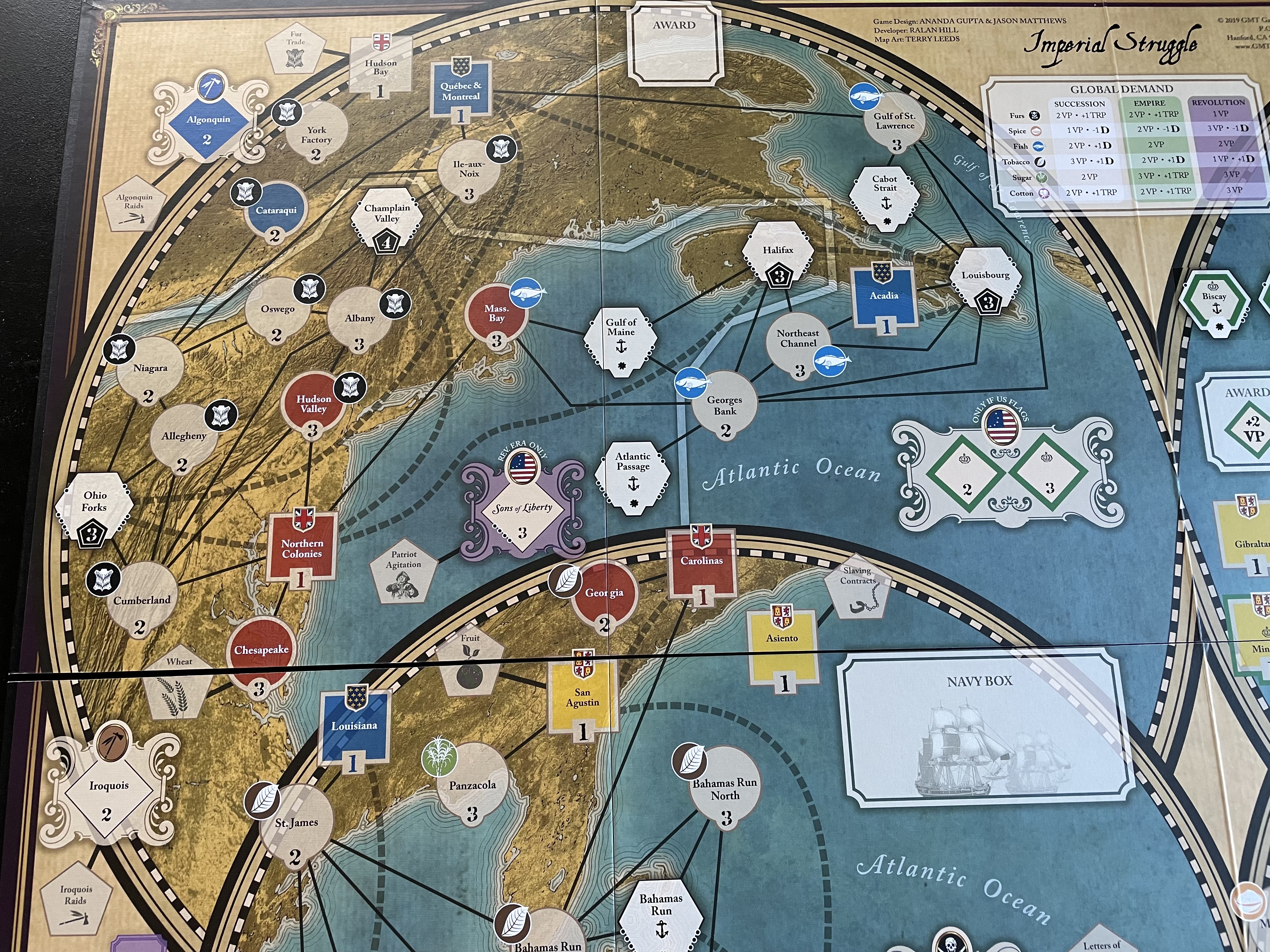 The Beautiful Boards of Wargaming! – Imperial Struggle: The Global ...