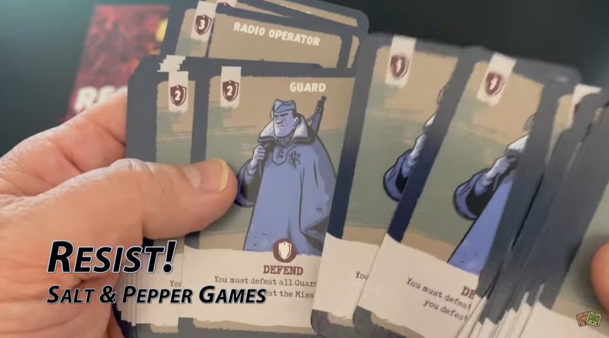 Unboxing Video: Resist! from Salt & Pepper Games – The Players' Aid