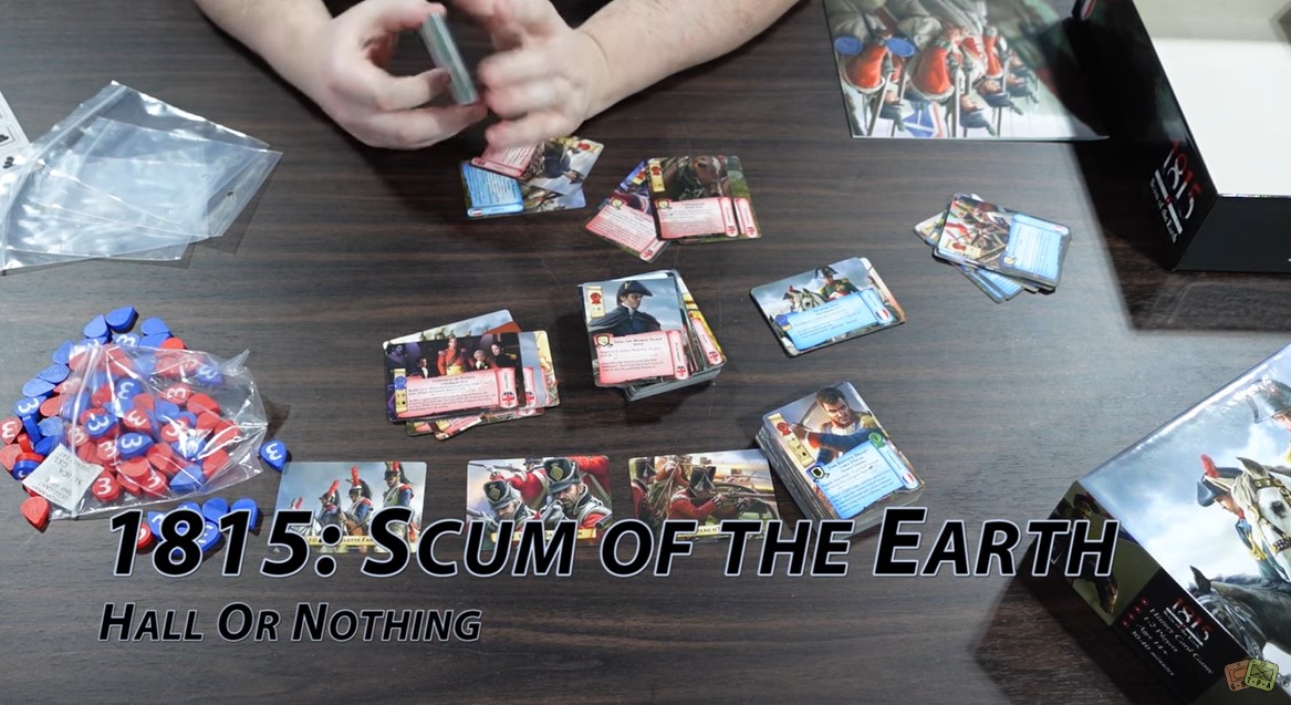 Unboxing Video: 1815 – Scum of the Earth: The Battle of Waterloo Card ...