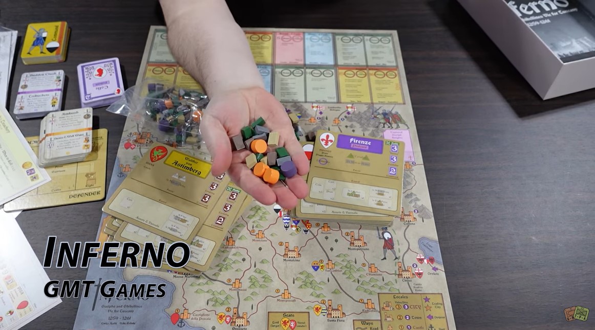 Unboxing Video: Inferno: Guelphs and Ghibellines Vie for Tuscany, 1259 ...
