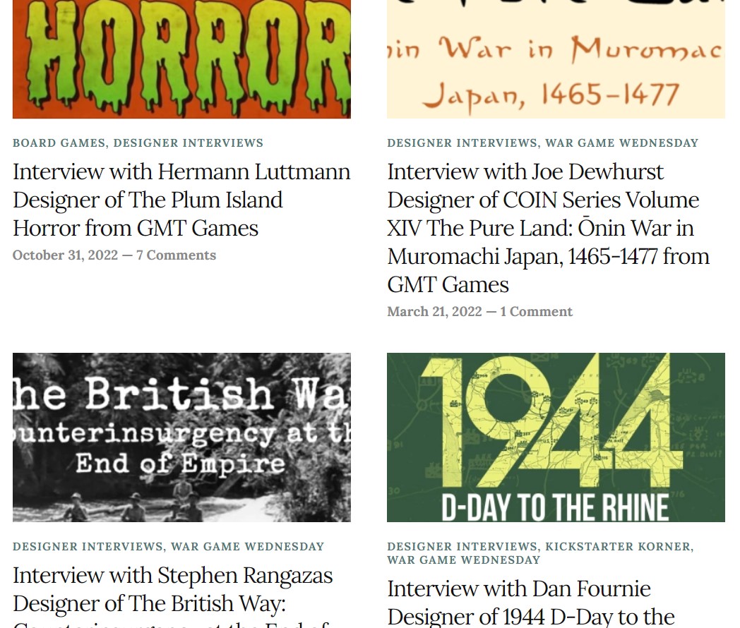 The Art of the Designer Interview – A Look at the Process – The Players ...