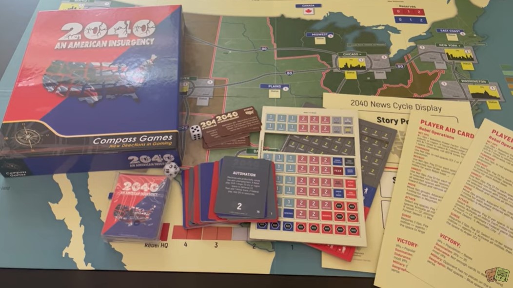 Unboxing Video: 2040: An American Insurgency from Compass Games – The ...