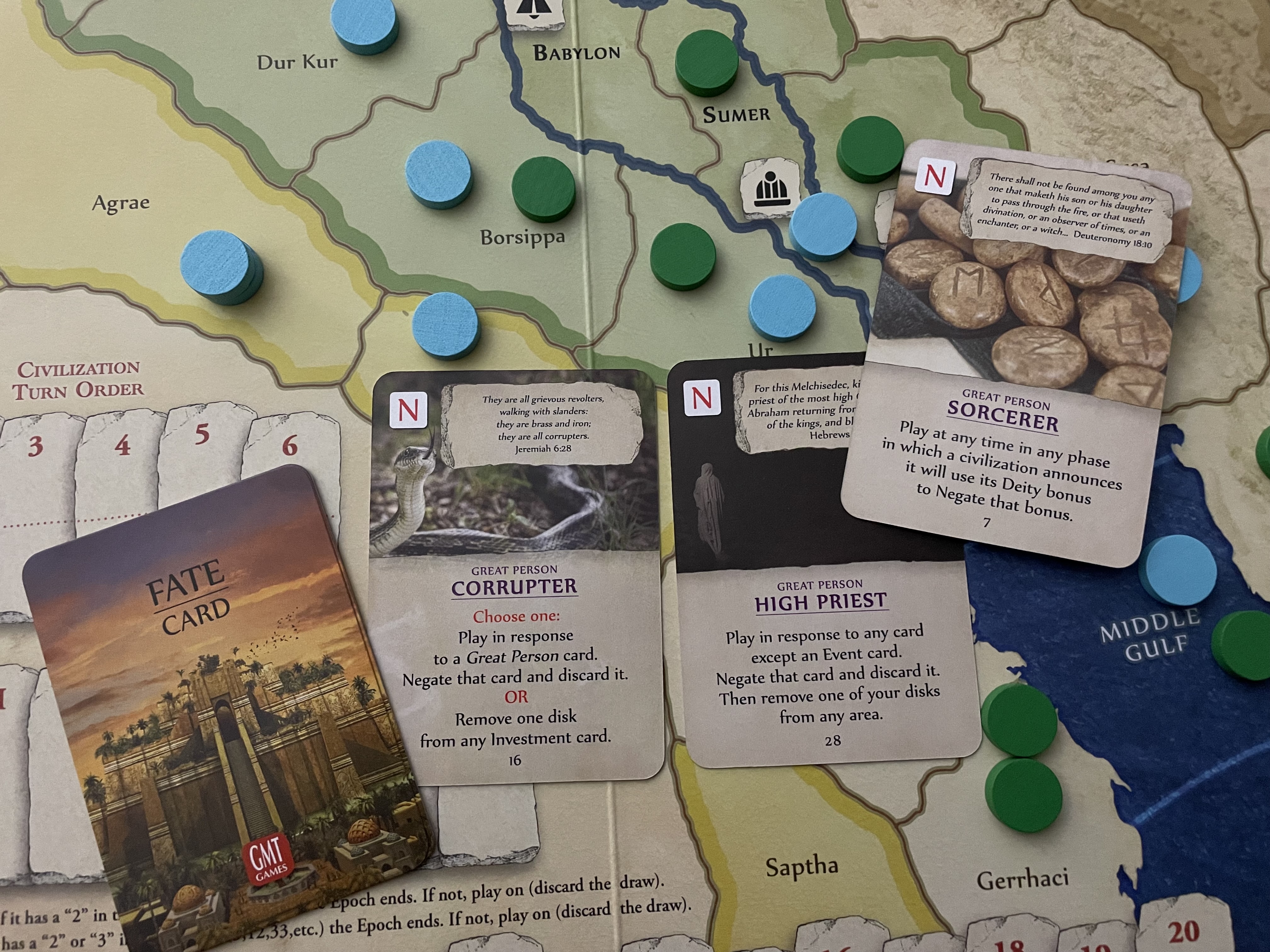 Ancient Civilizations of the Middle East from GMT Games – Action Point ...