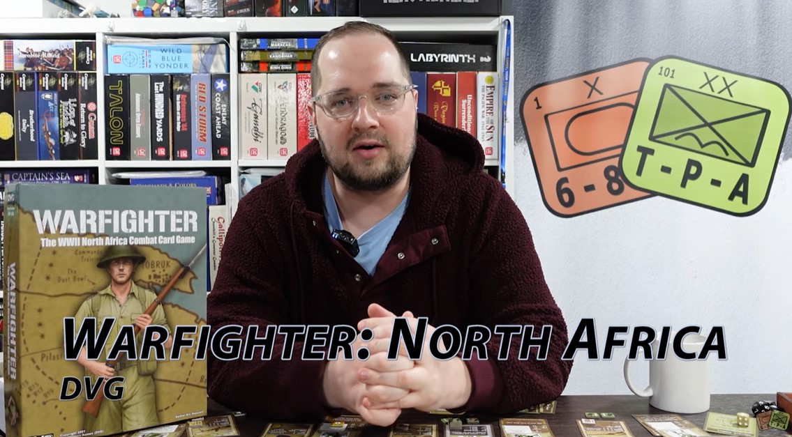 Solo Review: Warfighter: The World War II North Africa Combat Card Game ...