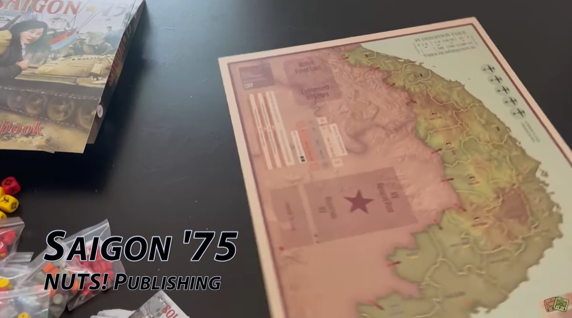 Unboxing Video: Saigon 75 from Nuts! Publishing – The Players' Aid