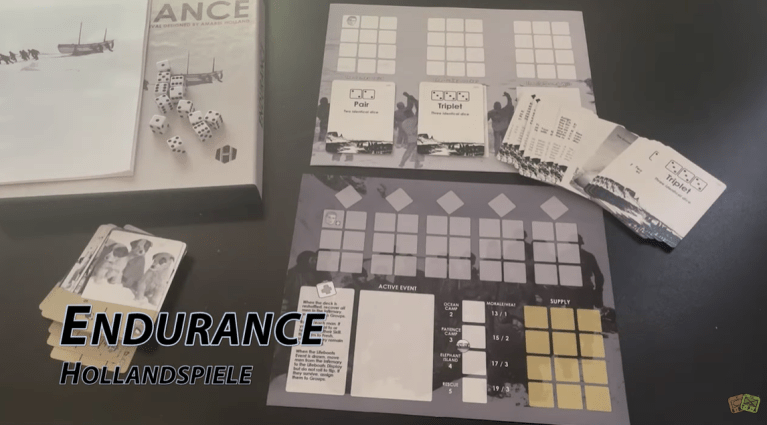 Unboxing Video: Endurance: A Solitaire Game of Antarctic Survival from ...