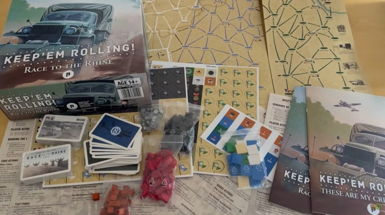 Unboxing Video: Keep ‘Em Rolling 1944 – Race to the Rhine 2nd Edition from PHALANX – The Players ...