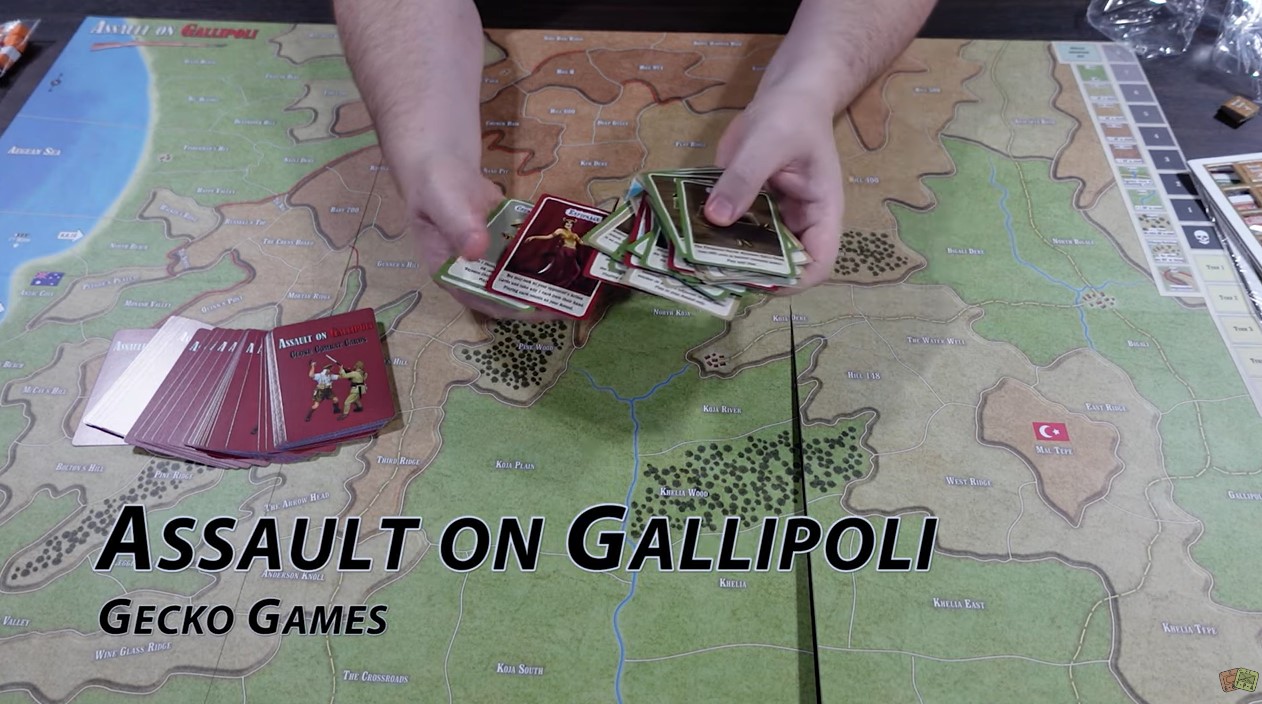 Unboxing Video: Assault on Gallipoli from Gecko Games – The Players' Aid