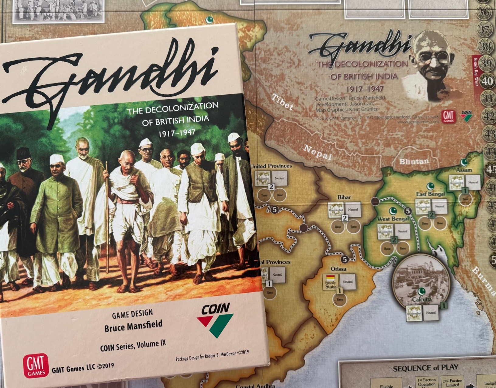The Beautiful Boards of Wargaming! – Gandhi: The Decolonization of ...
