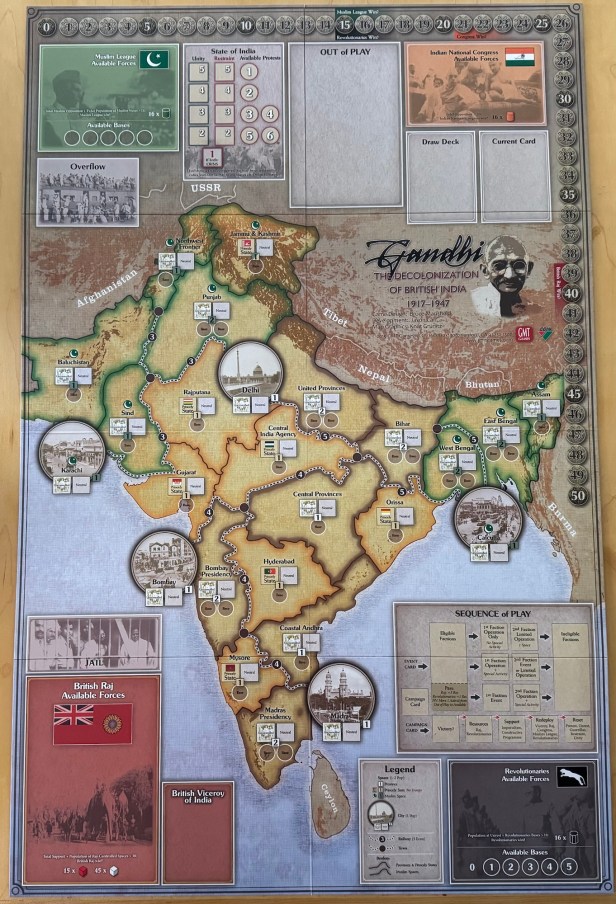 The Beautiful Boards of Wargaming! – Gandhi: The Decolonization of ...