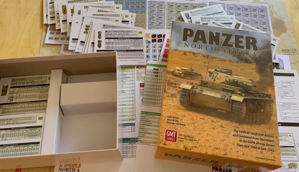 Unboxing Video: Panzer North Africa from GMT Games – The Players' Aid
