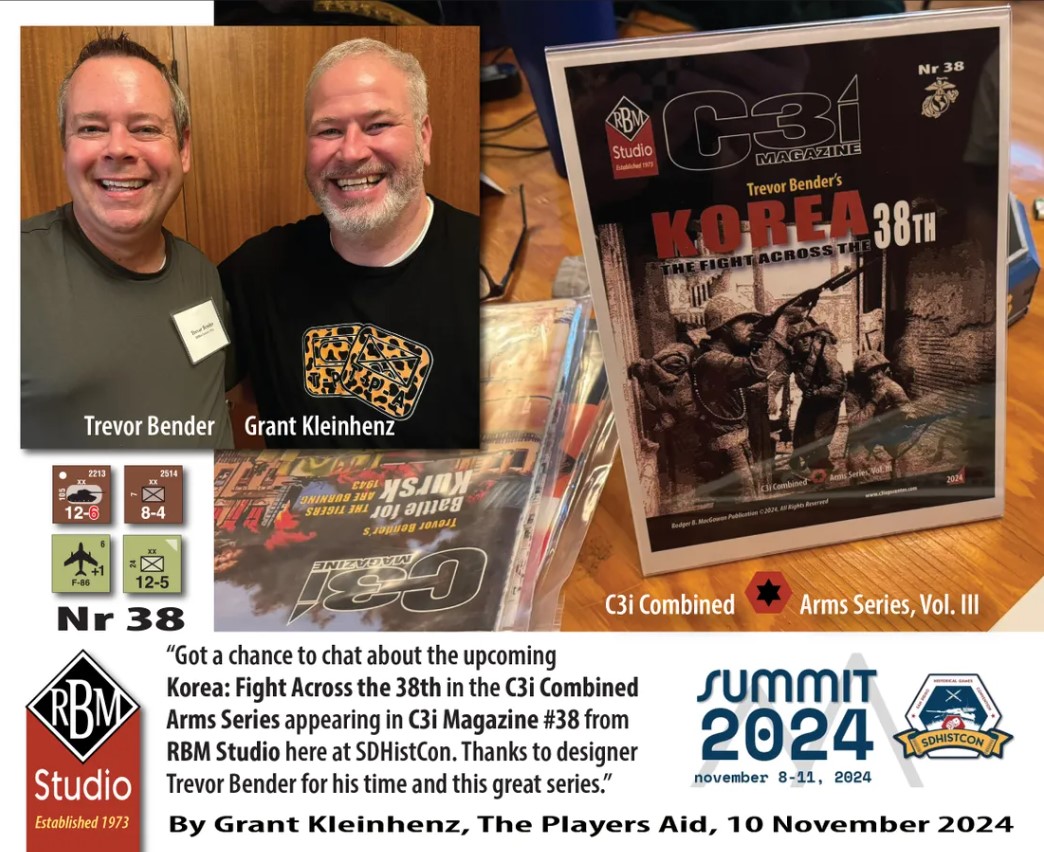 Interview with Trevor Bender Designer of Korea: Fight Across the 38th Appearing in C3i Magazine ...