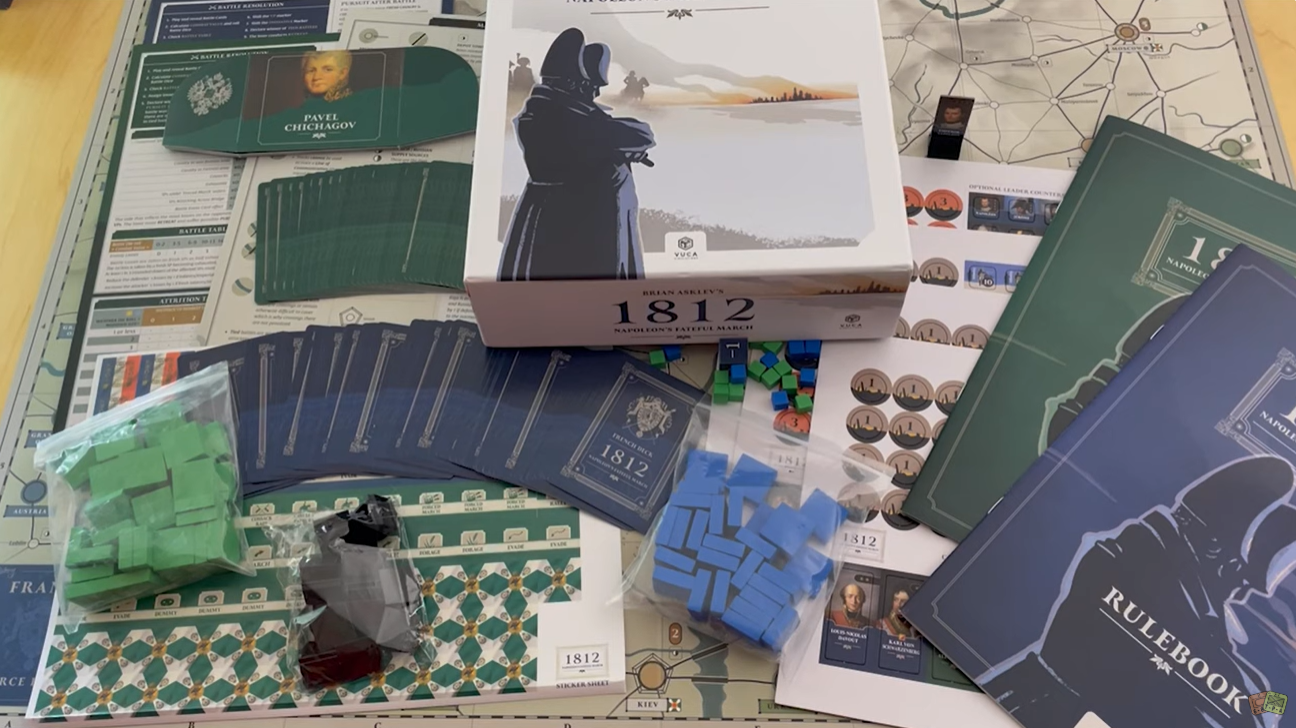 Unboxing Video: 1812: Napoleon’s Fateful March from VUCA Simulations ...