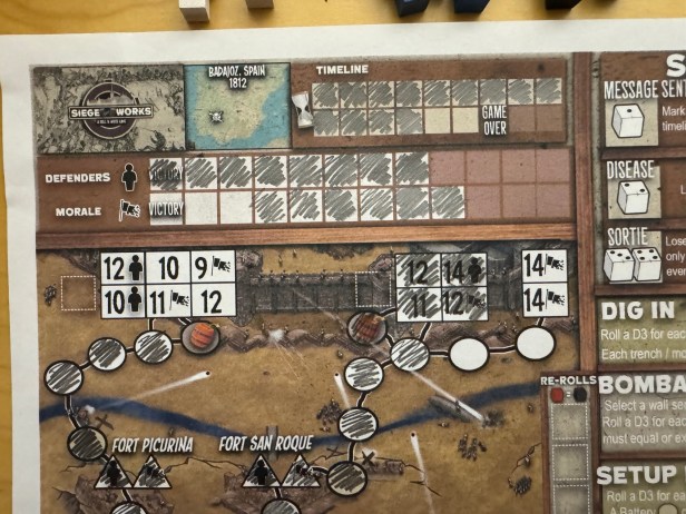 First Impressions: Siege Works: A Napoleonic Siege Roll & Write from ...