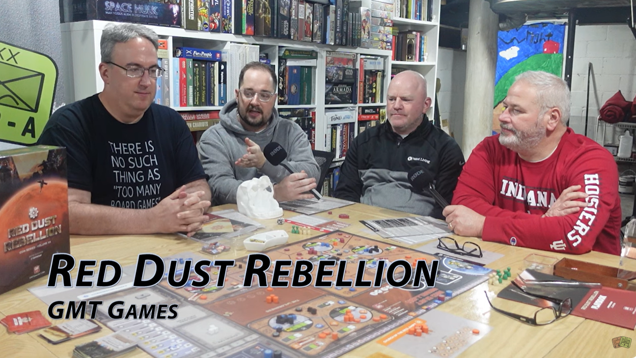 RAW Video: Red Dust Rebellion from GMT Games – The Players' Aid
