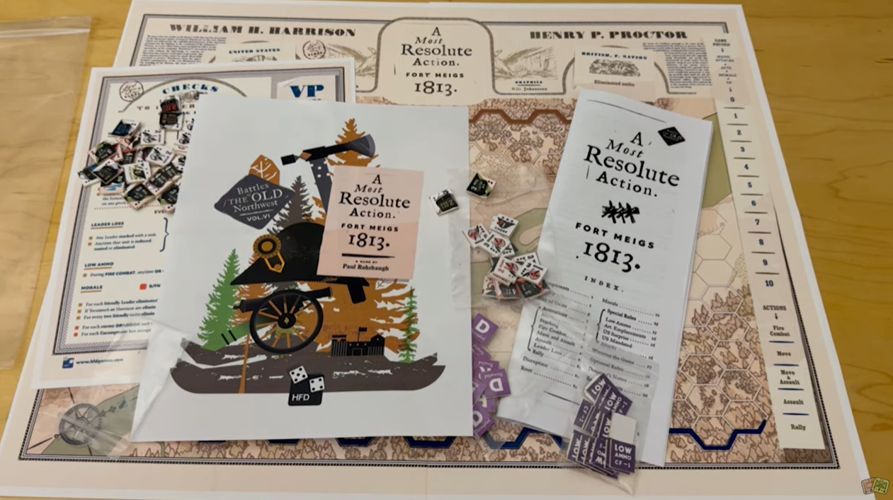 Unboxing Video: A Most Resolute Action: The Battle of Fort Meigs, May 5 ...