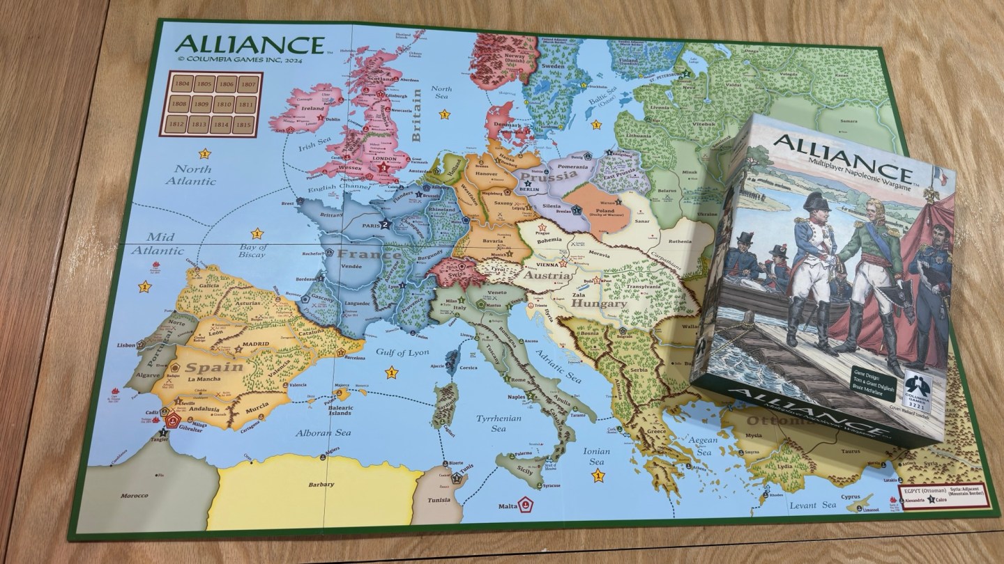 The Beautiful Boards of Wargaming! – Alliance: Multiplayer Napoleonic ...