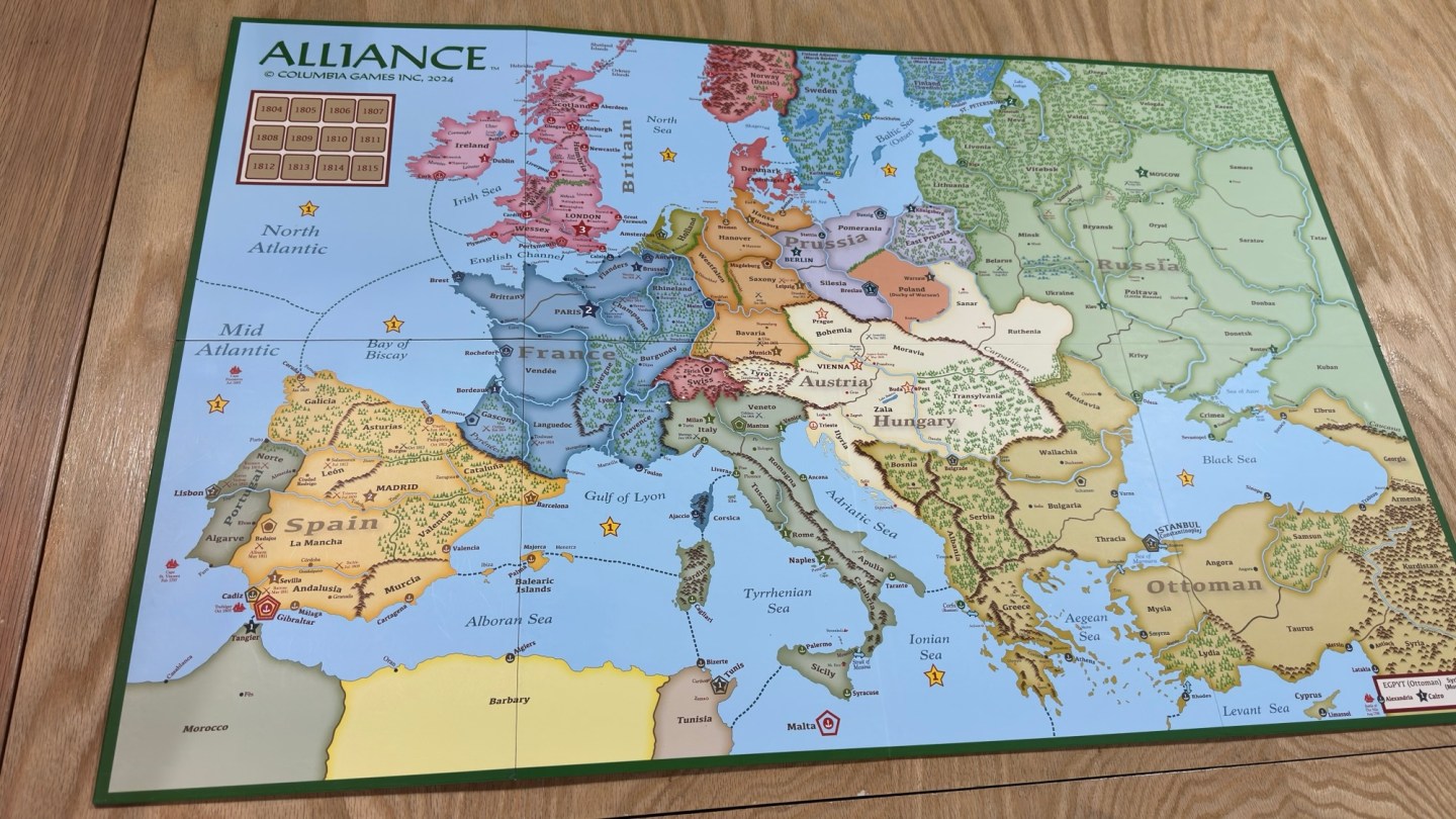 The Beautiful Boards of Wargaming! – Alliance: Multiplayer Napoleonic ...