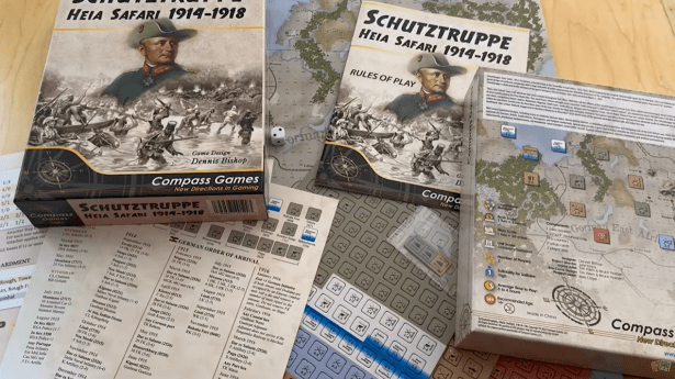 Unboxing Video: Schutztruppe, Heia Safari, 1914-1918 from Compass Games ...